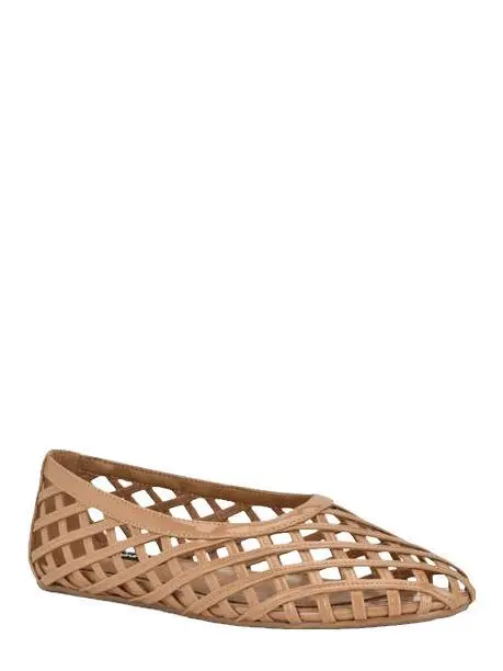 Nine West Dippy Woven Ballet Flat - Light Brown