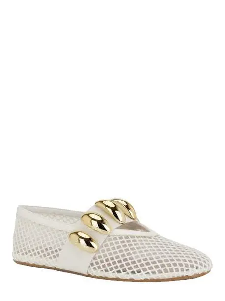 Nine West Dorra Mary Jane Flat - White