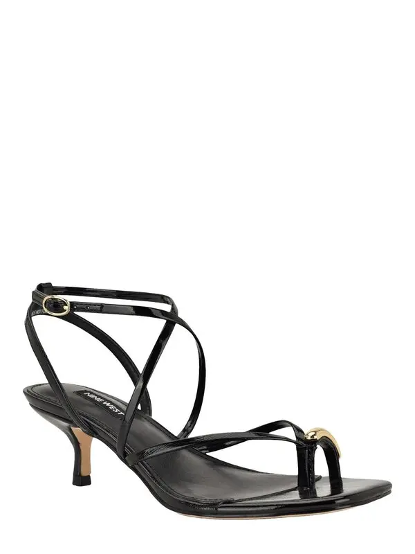 Nine West Mays Ankle Strap Sandal - Black