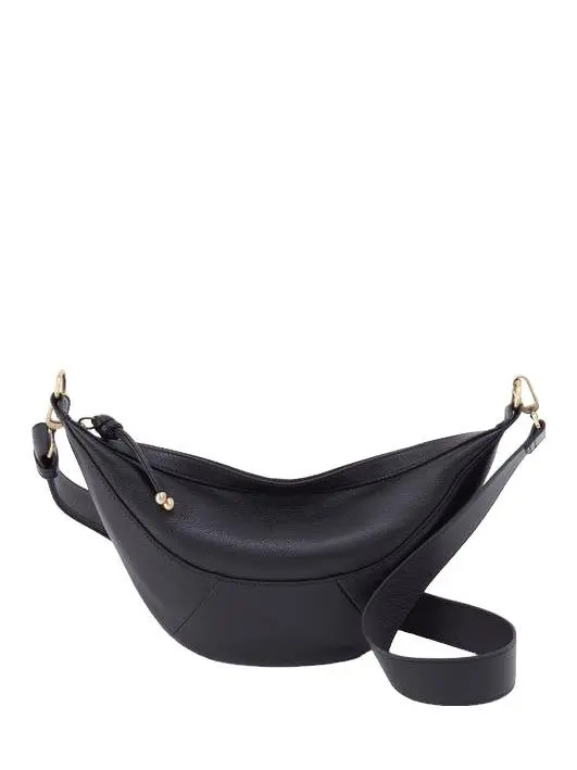 Hobo Leather Carmen Sling Bag - Black