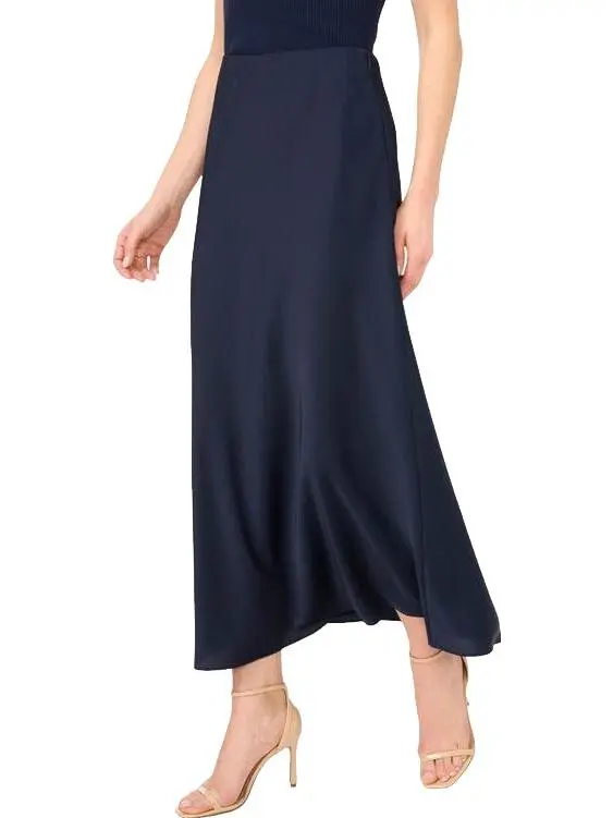 Halogen Flared Maxi Skirt - Baritone Blue