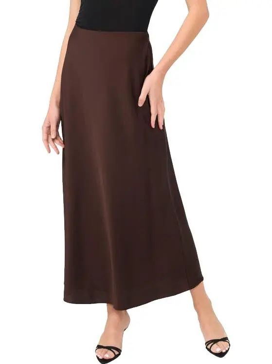 Halogen Flared Maxi Skirt - Mole