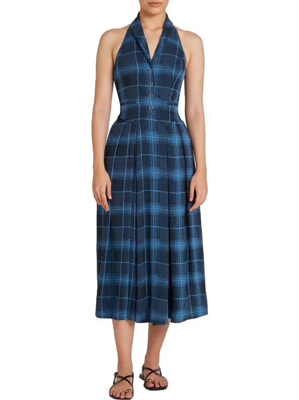 TEMPERLEY LONDON Plath Dress - Dark Blue