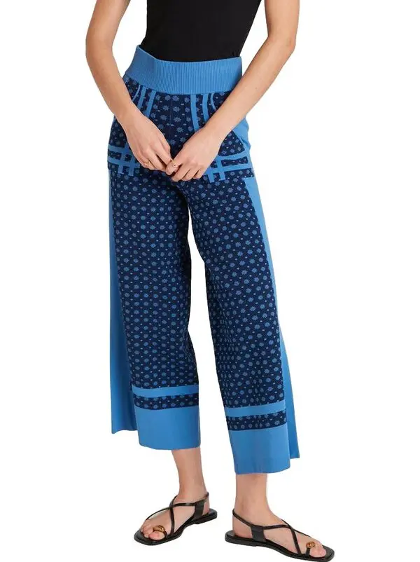 TEMPERLEY LONDON Ditzie Knit Trousers - Twilight