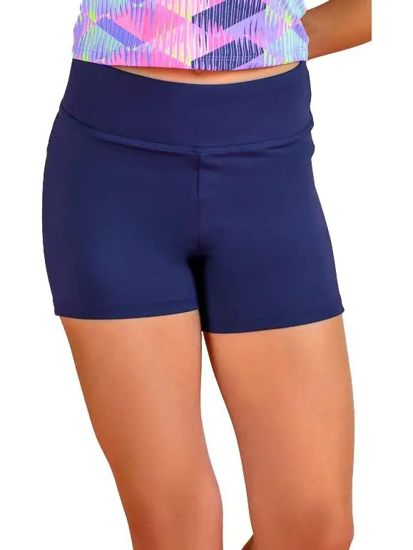 DESTIRA High Waisted Performance Short - Navy
