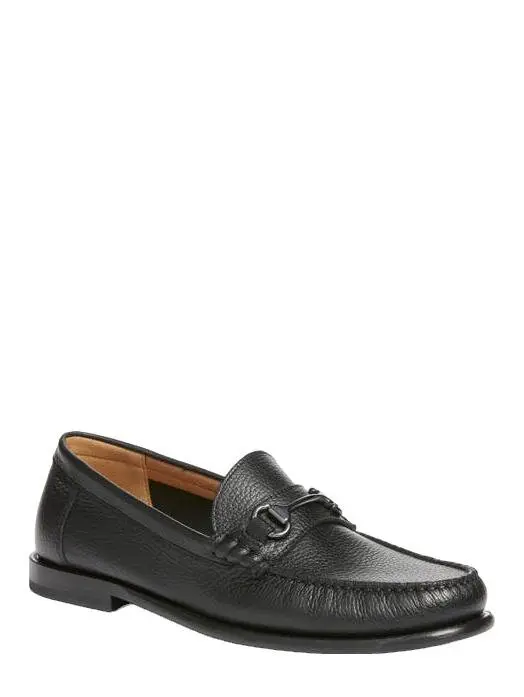 BOSS Tevan Moc Toe Bit Loafer - Black