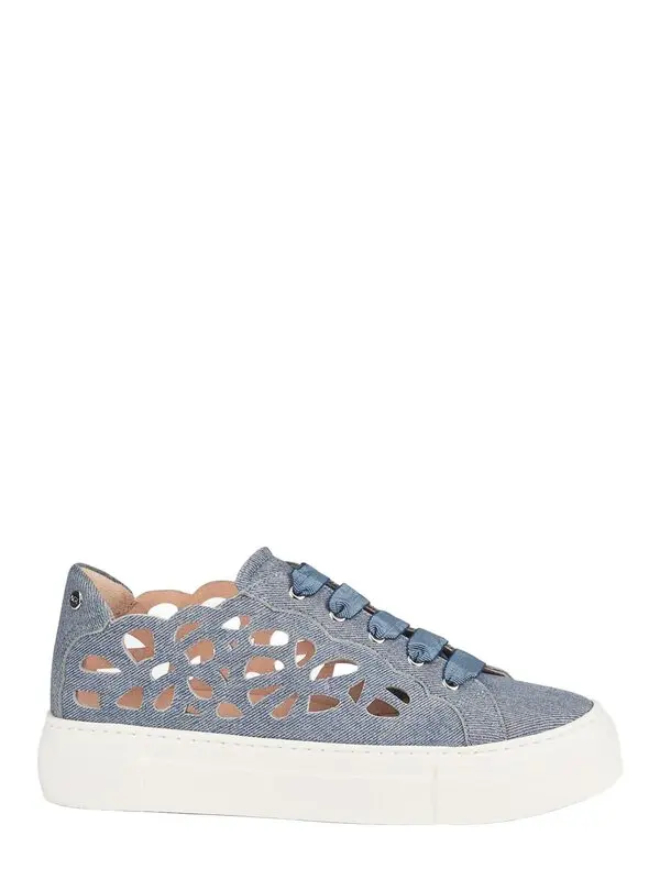 Agl Mandi Laser-cut Sneakers - Denim Effect