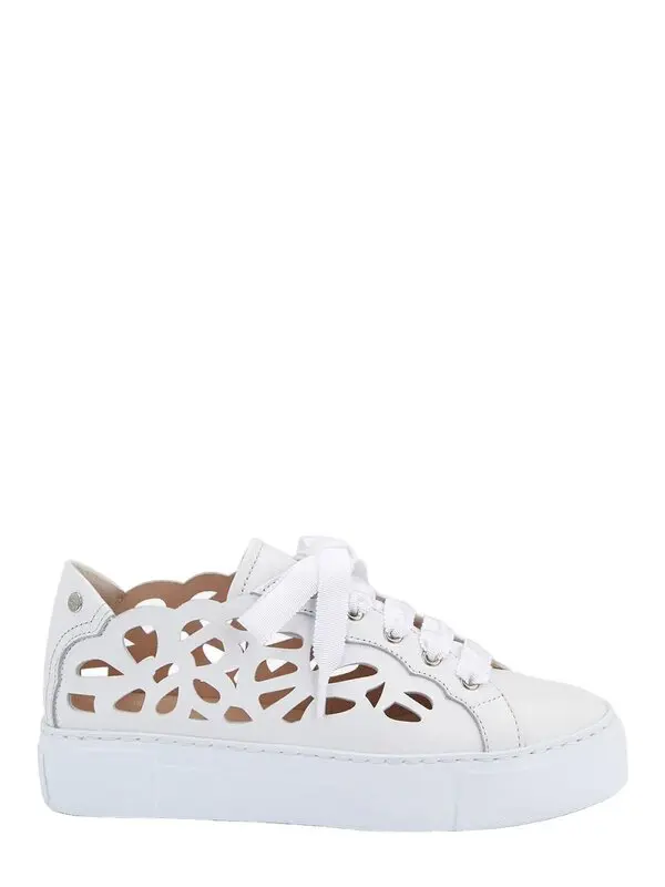 Agl Mandi Laser-cut Sneakers - White