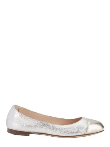 Agl Milly Bicolor Ballet Flat - Metallic Sandy Silver