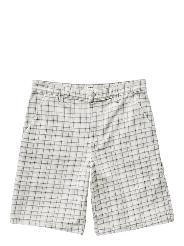 COTTON ON Baggy Worker Short - Stone Check