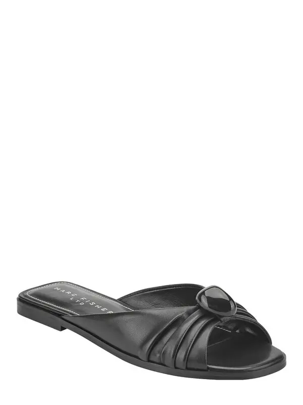 Marc Fisher Dalani Slide Sandal - Black
