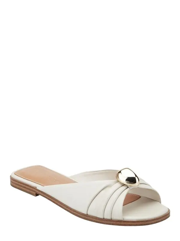 Marc Fisher Dalani Slide Sandal - Ivory