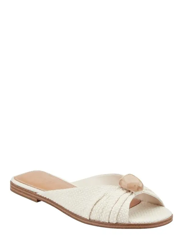 Marc Fisher Dalani Slide Sandal - Light Natural