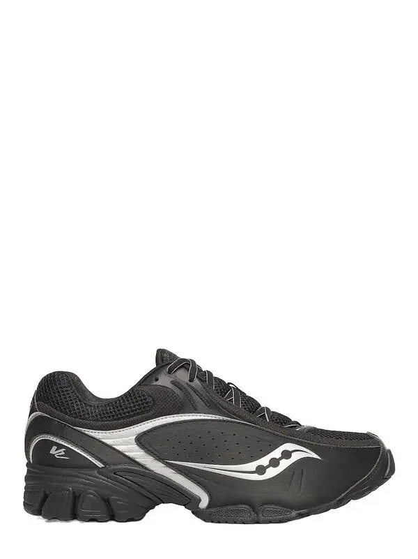 Saucony Progrid V2in Athletic Sneakers - Black/silver