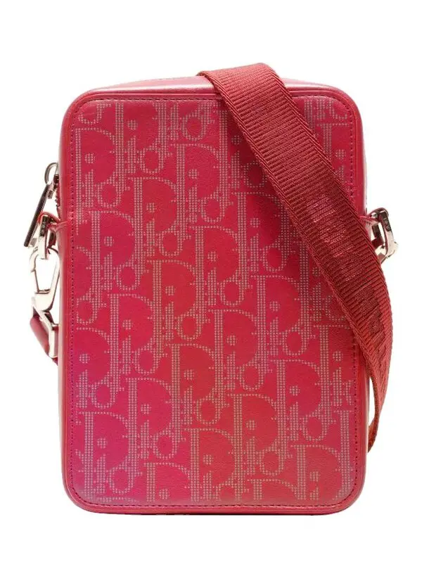Dior 2021 Oblique Crossbody Bag - Red