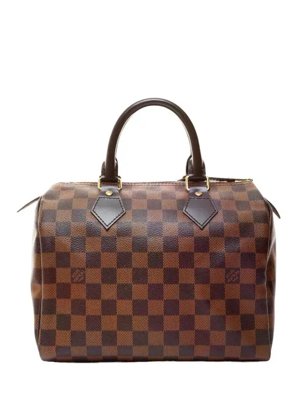 LOUIS VUITTON 25 Speedy Checkerboard Boston Bag - Brown