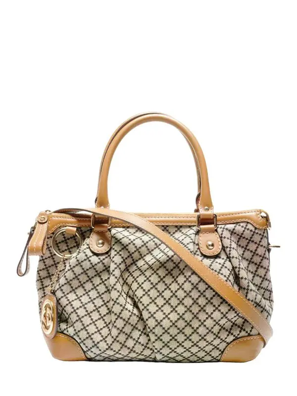 Gucci 2000s Diamante 2way Bag - Neutrals
