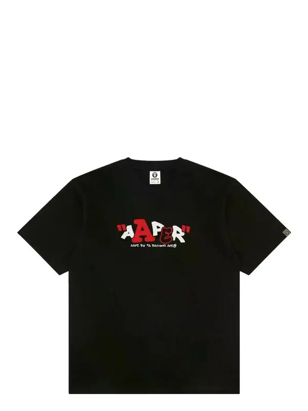 AAPE BY *A BATHING APE Graphic T-shirt - Black