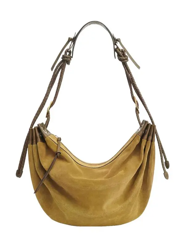 Isabel Marant Large Maia Half-moon Shoulder Bag - Neutrals