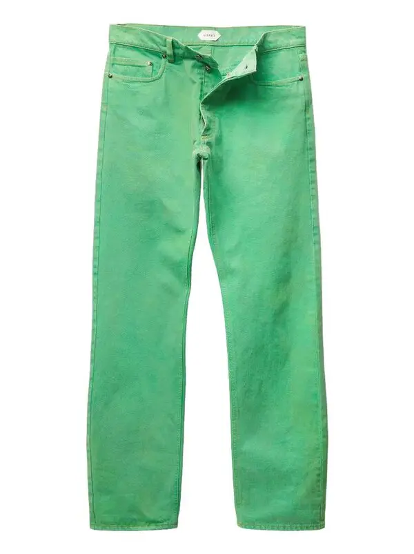 Versace Straight-leg Denim Jeans - Green