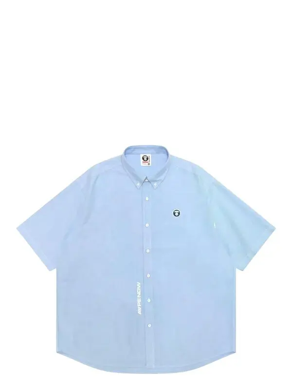 AAPE BY *A BATHING APE Logo Shirt - Blue