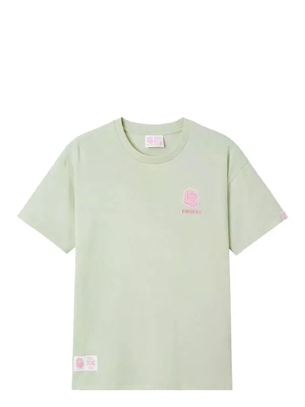 FINGERCROXX Logo Appliqué T-shirt - Green