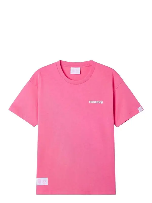 FINGERCROXX Logo-print T-shirt - Pink