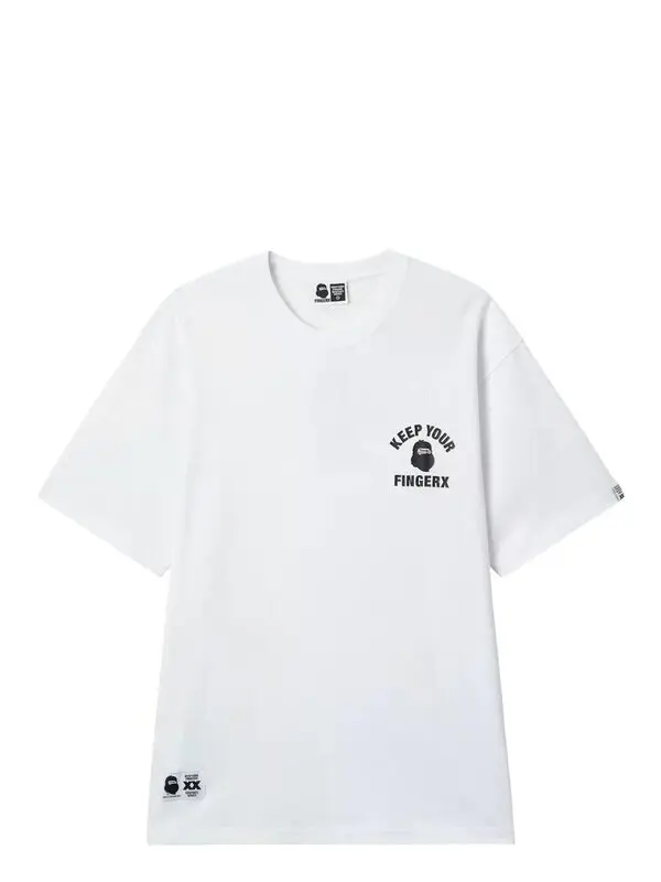 FINGERCROXX Logo-print T-shirt - White