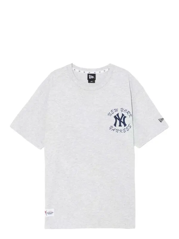 New Era Logo-print T-shirt - Grey