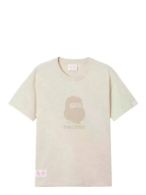 FINGERCROXX Logo-print T-shirt - Neutrals