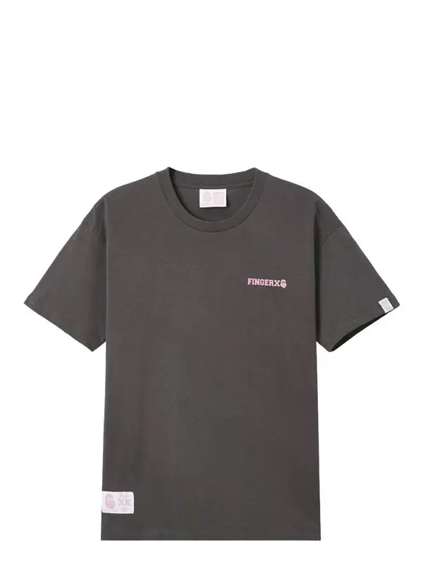 FINGERCROXX Logo T-shirt - Grey