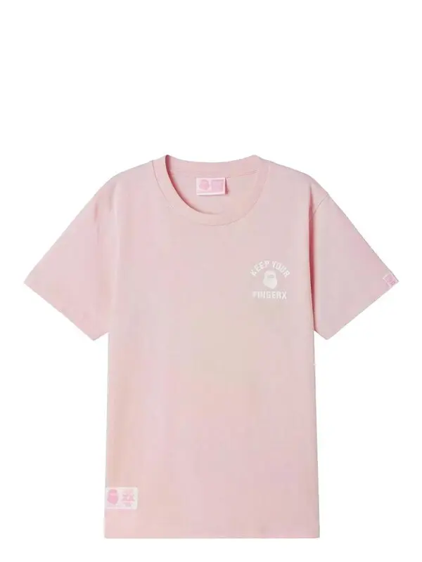 FINGERCROXX Logo-print T-shirt - Pink