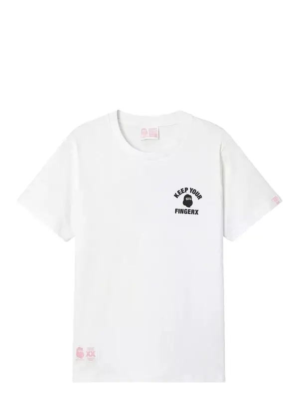 FINGERCROXX Logo T-shirt - White