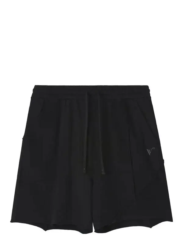 FIVE CM Logo-embroidered Shorts - Black