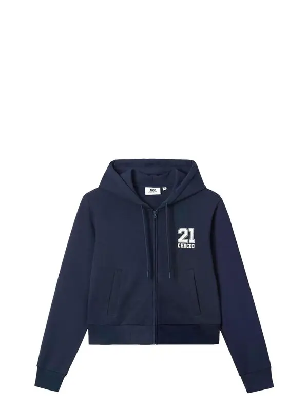 CHOCOOLATE Zip-up Hoodie - Blue