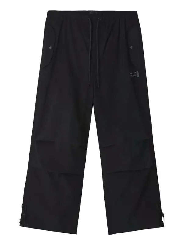 FIVE CM Logo-print Trousers - Black