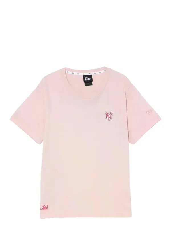 New Era Logo-embroidered T-shirt - Pink