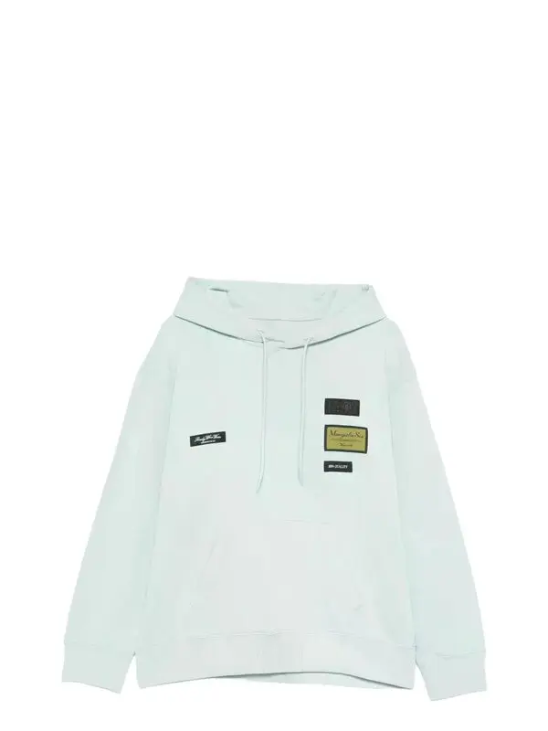 MAISON MARGIELA Logo-patch Hoodie - Green