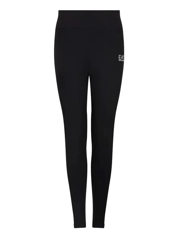 EA7 Logo-print Leggings - Black