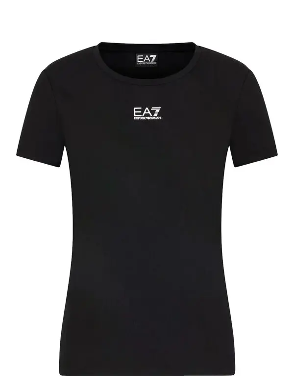 EA7 Logo-print T-shirt - Black