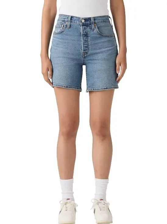 LEVI'S 501® Mid Thigh Denim Shorts - Pen Ring Ltw