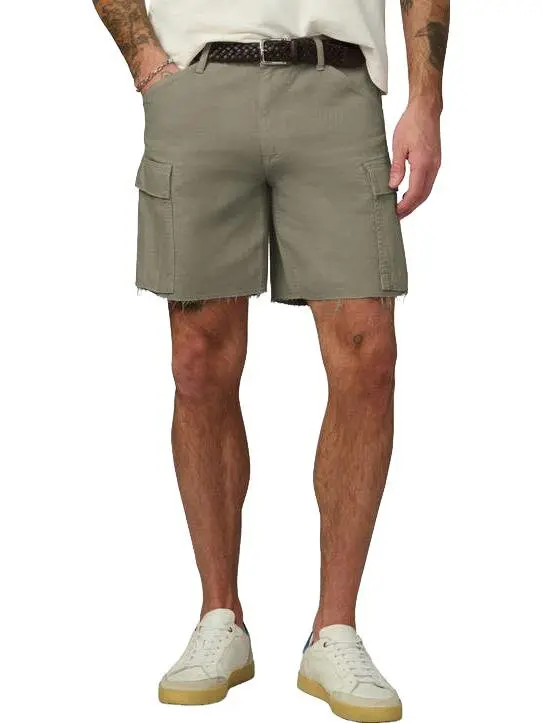 Joe's Jeans Mcarthur Raw Hem Cargo Shorts - Seagrass