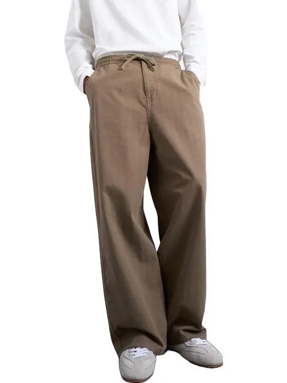 Topman Herringbone Pants - Khaki