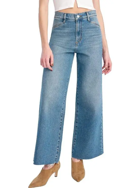 FAVORITE DAUGHTER The Mischa Super High Waist Wide Leg Jean - Rio