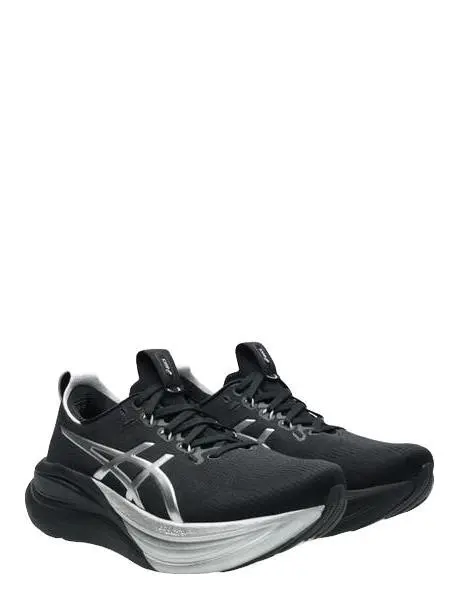 Asics Gel-nimbus® 28 Platinum Running Shoe - Platinum/black
