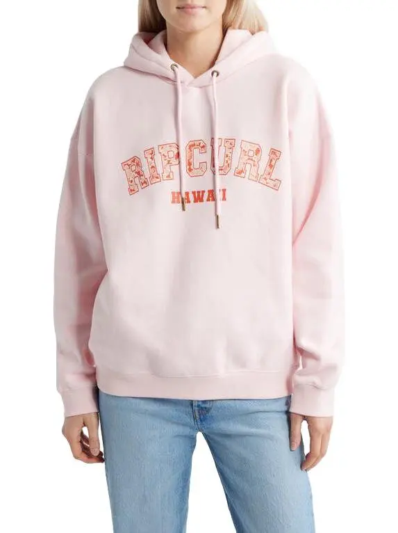 Rip Curl Varsity Desto Hoodie - Soft Pink