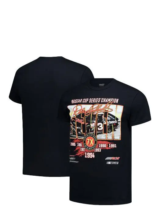 CHECKERED FLAG Sports Dale Earnhardt 1-spot Seven Championships T-shirt - Black