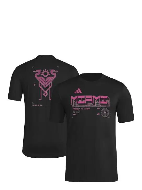 Adidas Inter Miami Cf 2026 Anthem Aeroready Pregame T-shirt - Black