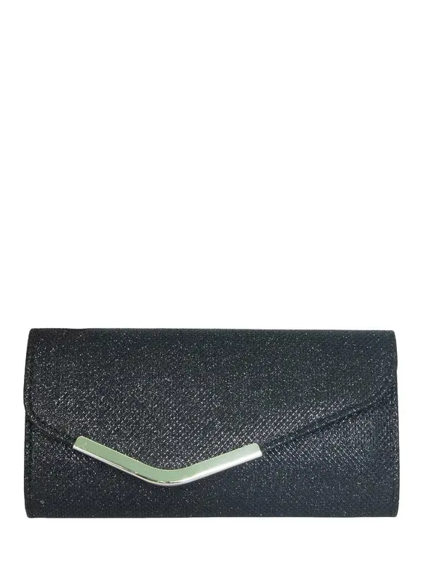 LAUREN LORRAINE Lisa Evening Clutch - Black