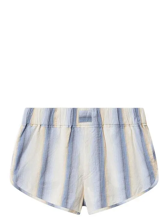 Isabel Marant Melinea Striped Shorts - Blue